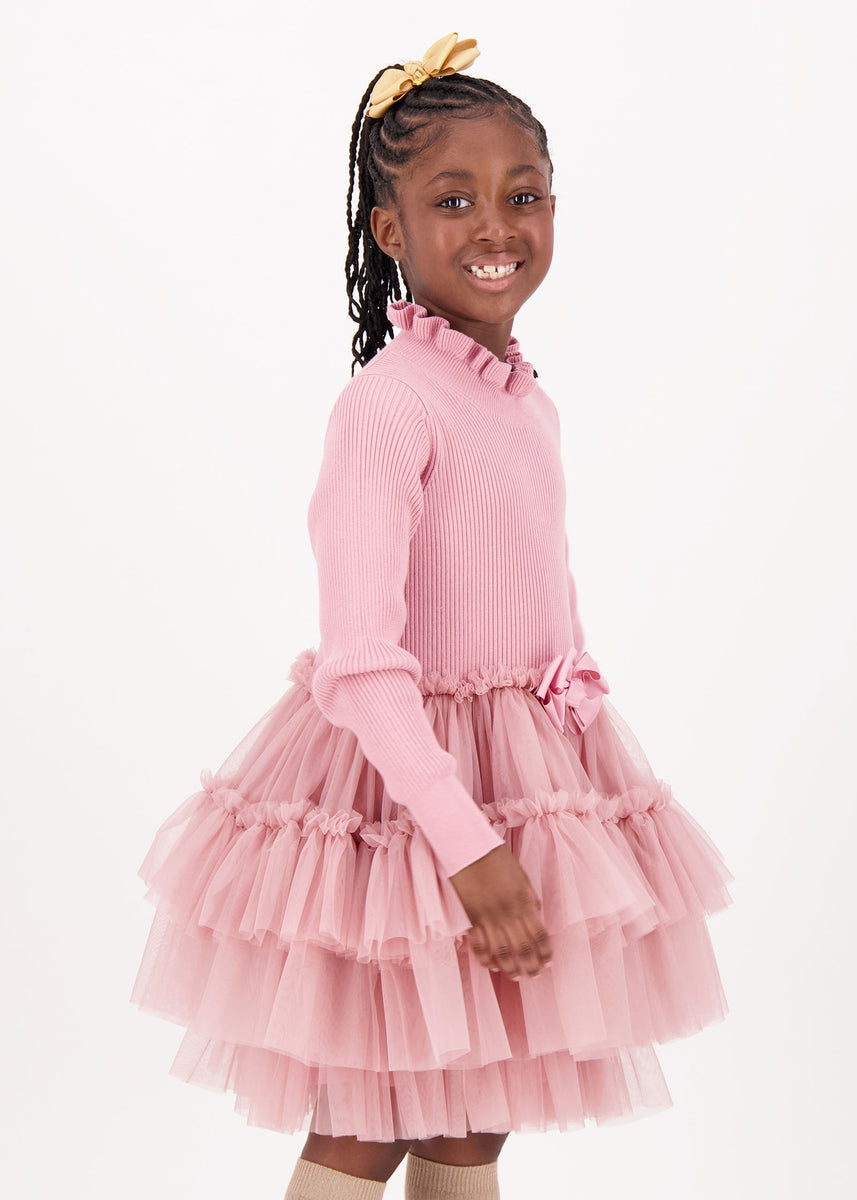 Elin Tulle Dress Tea Rose – Angel's Face