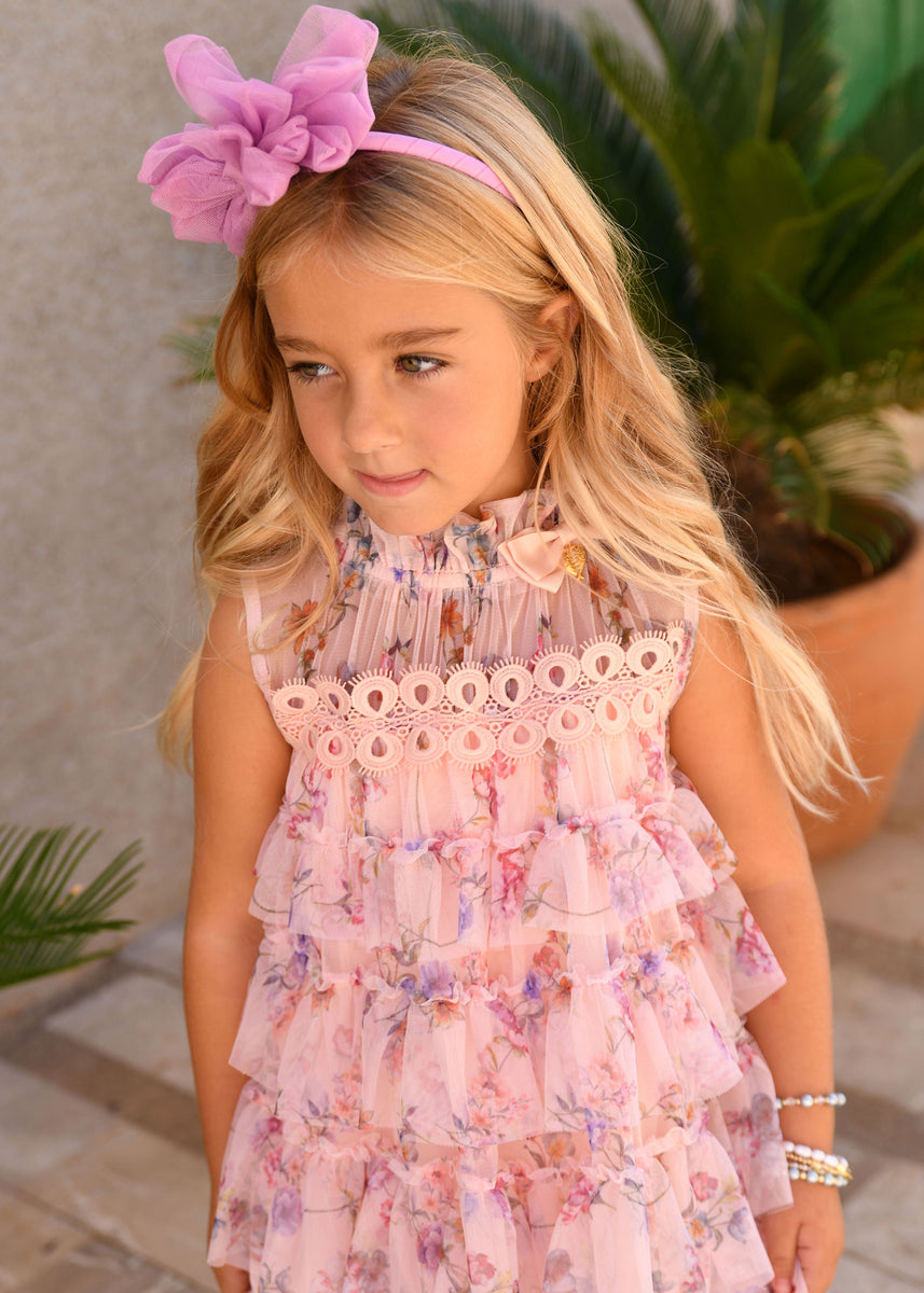 Alberta Trail Flower Dress Peach – Angel's Face