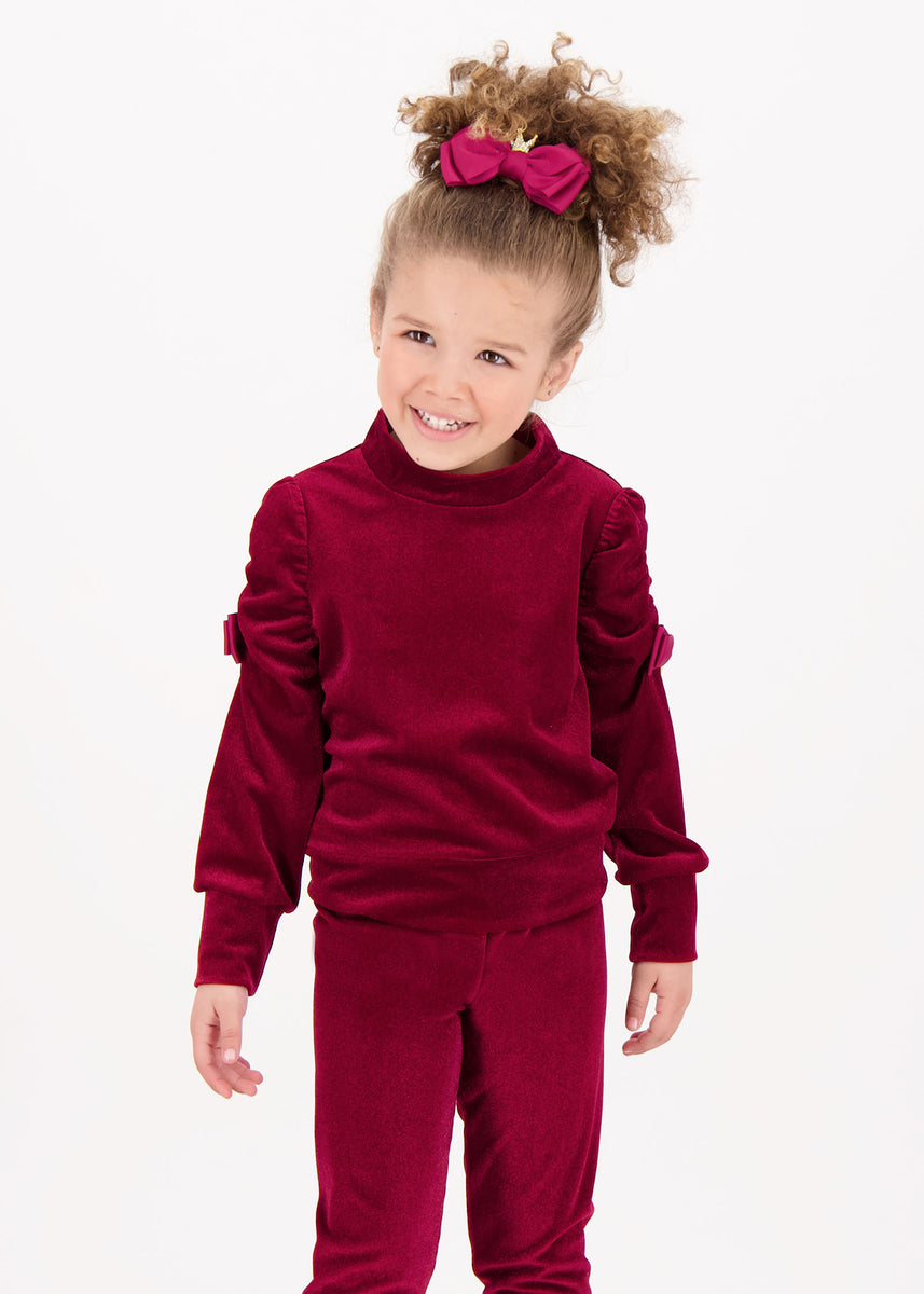 Finella Velveteen Top & Legging Set Port – Angel's Face