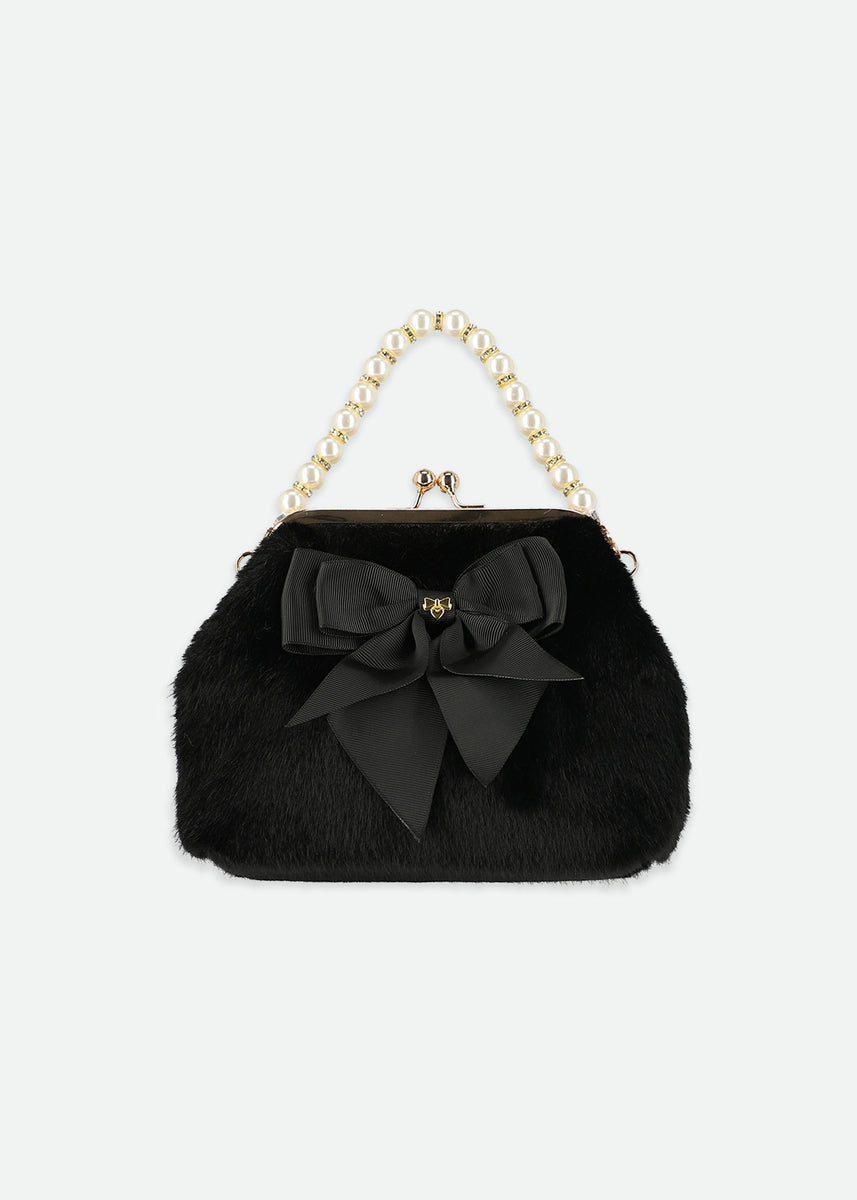 Hope Fur Bag Black – Angel's Face