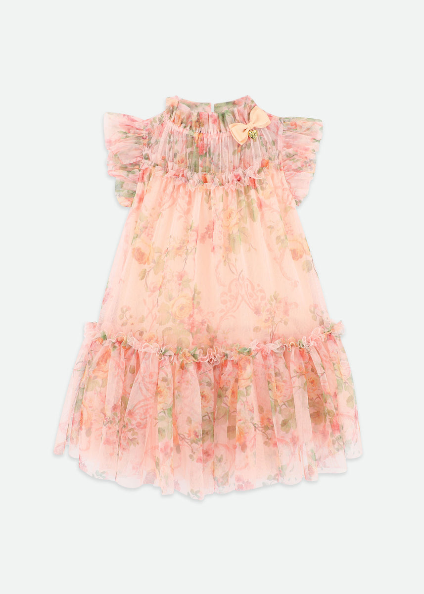 Marigold Primrose Dress Peach – Angel's Face