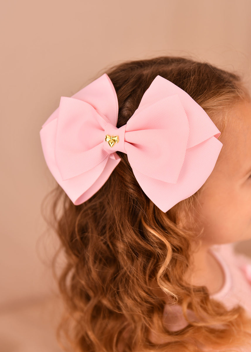 Mega Hair Bow Pale Pink – Angel's Face