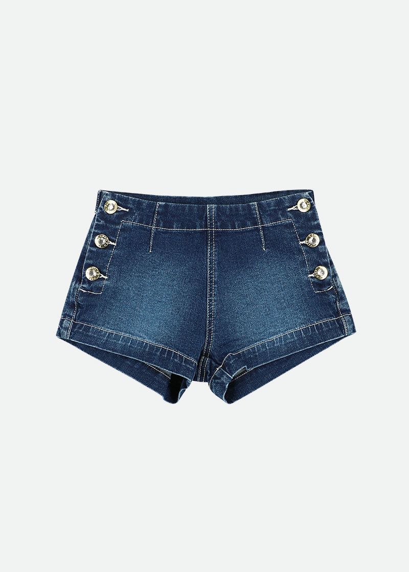 Davina Denim Shorts Denim – Angel's Face