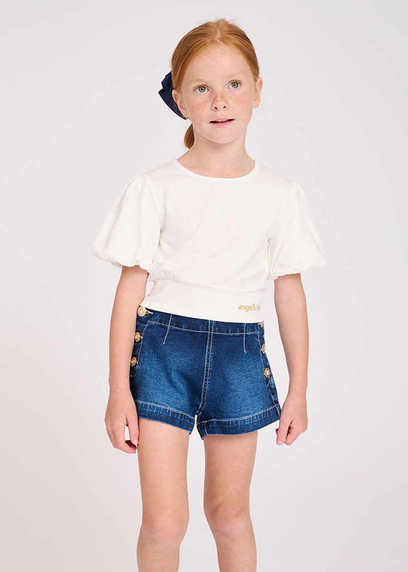 Davina Denim Shorts Denim – Angel's Face